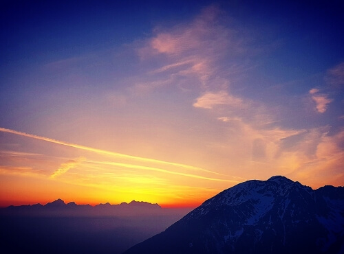 Ojstrica najlepši pogled na Blejsko jezero, blejski grad in karavanke ...
